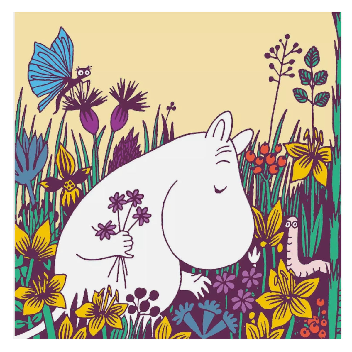 Birthday Card - Moomins - Garden – Giant Kitten
